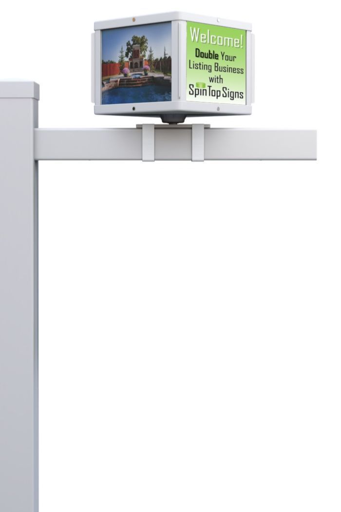 Solar Powered Rotating Realtor Sign Rentals | SpinTopSigns