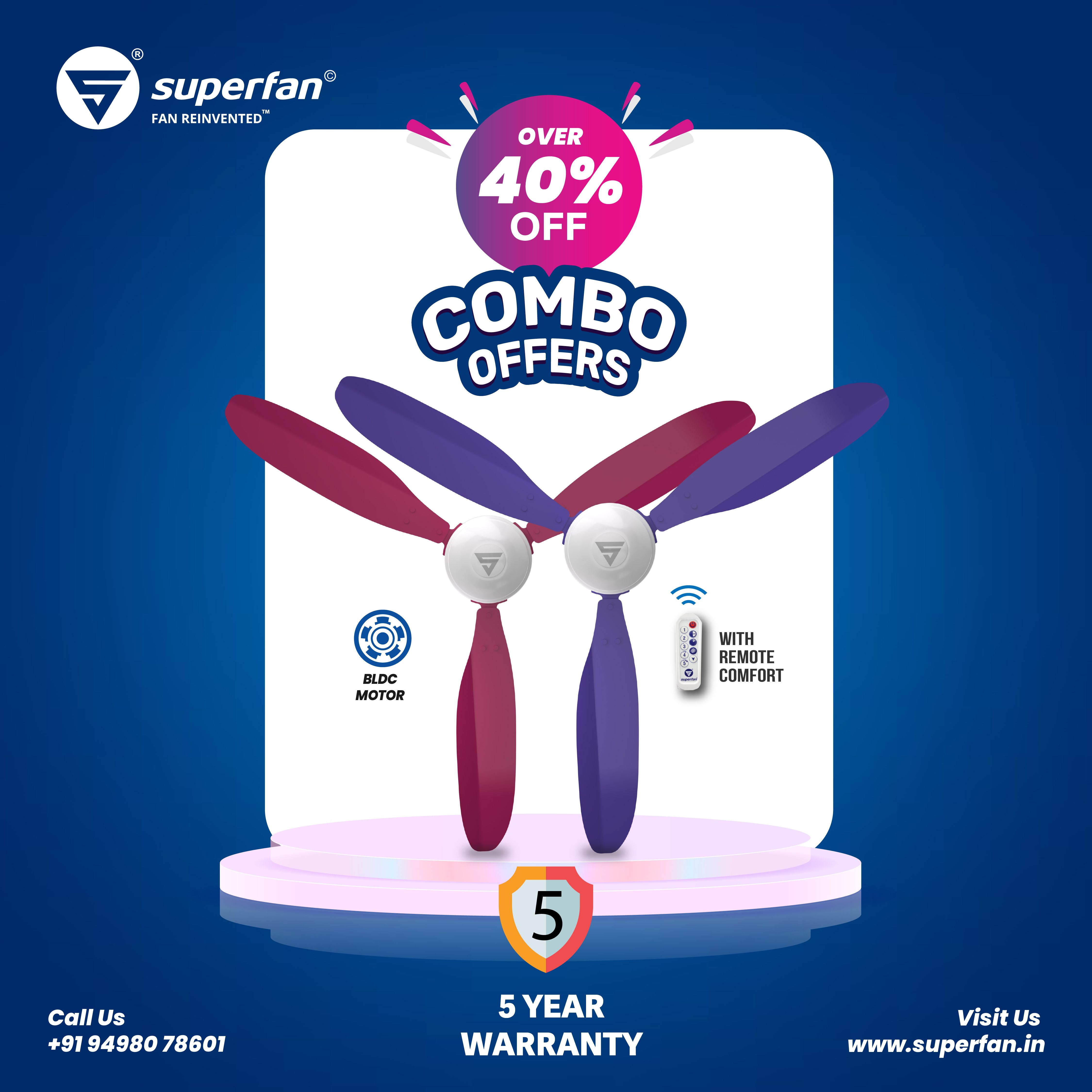 Hot Deals – Save on Superfan Ceiling Fans